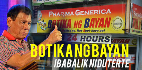 President Duterte Revives “Botika ng Bayan” - Kwentong OFW