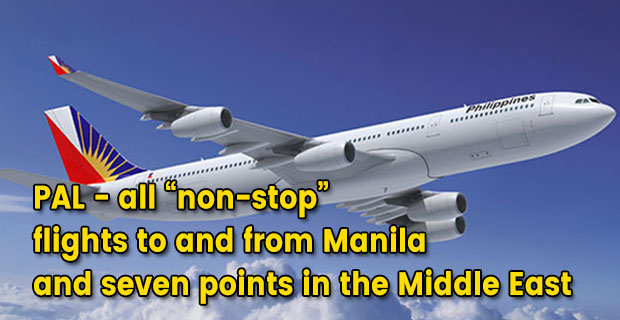 PAL – Nonstop Flights for 7 Middle East Destination starting March 2017 ...