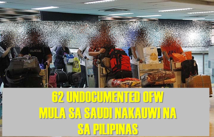62 Undocumented OFWs Repatriated from Saudi Arabia - Kwentong OFW